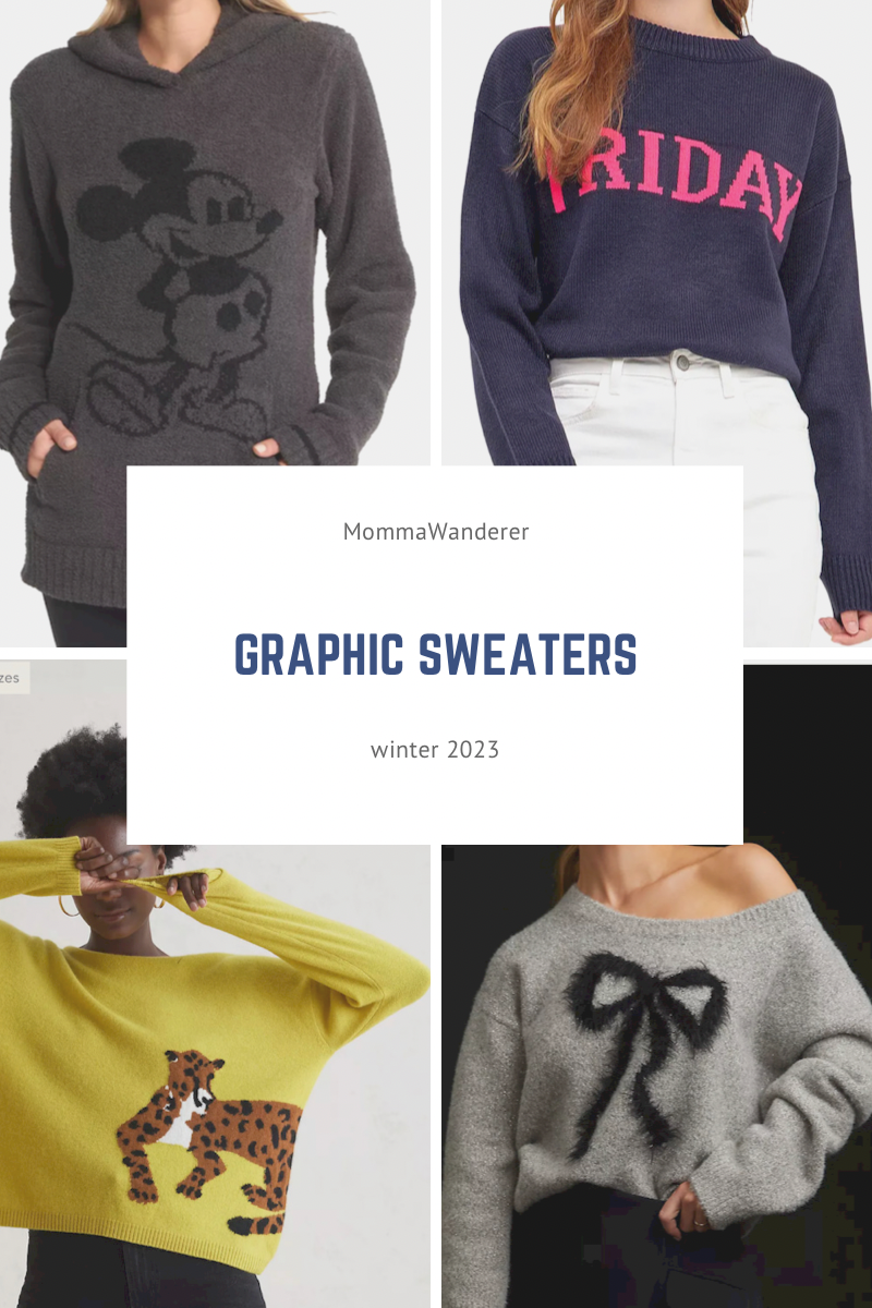 Graphic Sweaters for Winter – Momma Wanderer